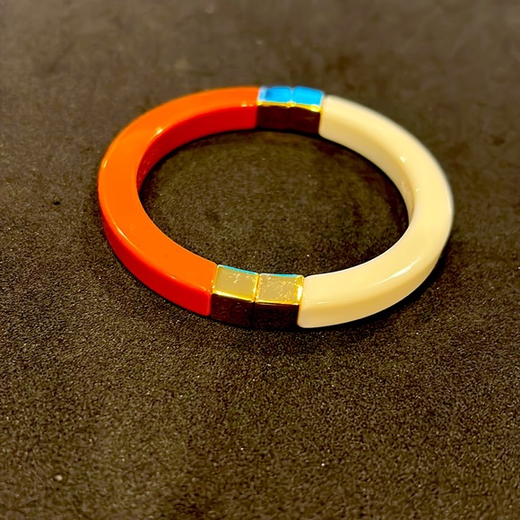 Jewelry | Color Block Brown Off White Magnetic Break Away Bracelet ...